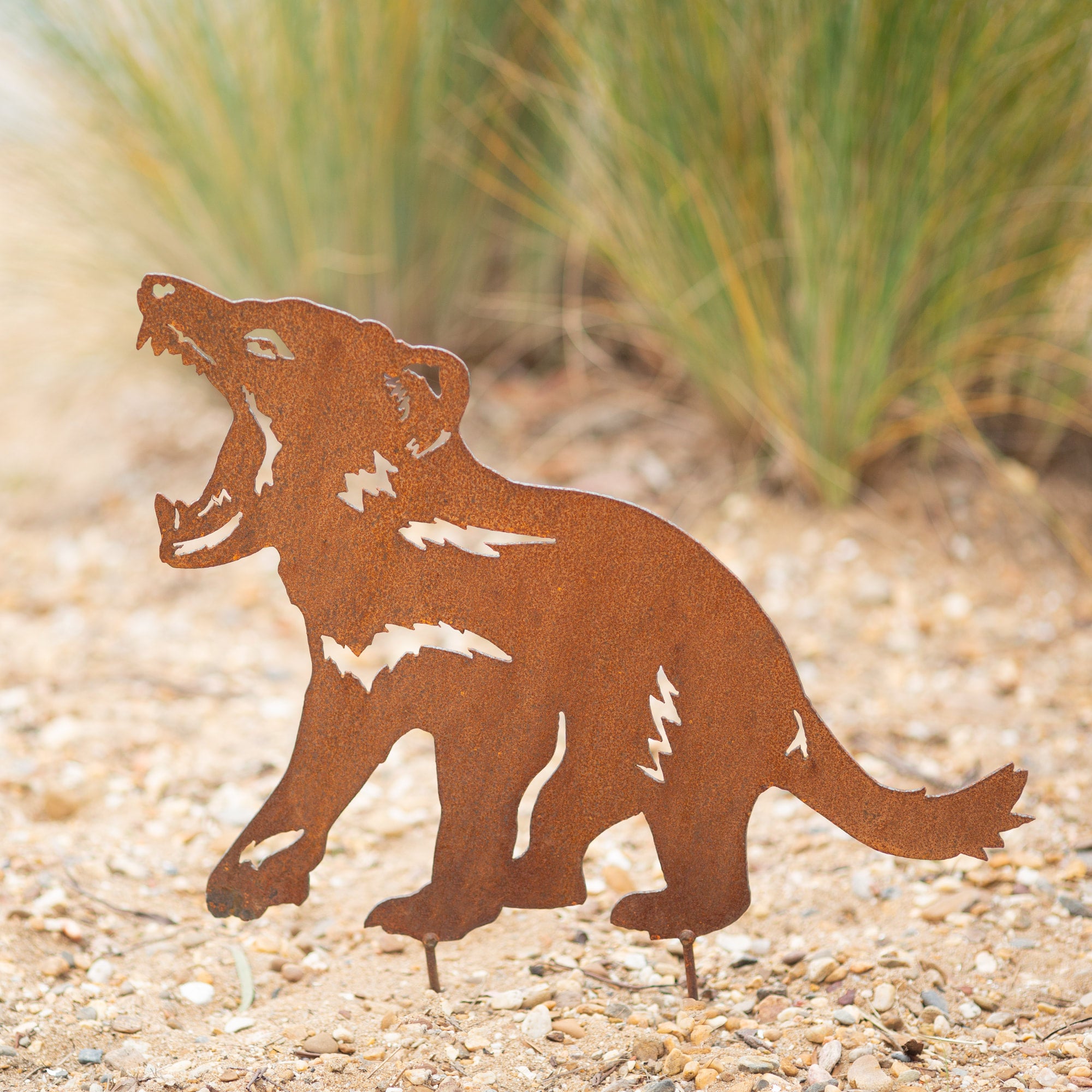 Tasmanian Tassie Devil Native Australian Animals Garden Sculpture ...