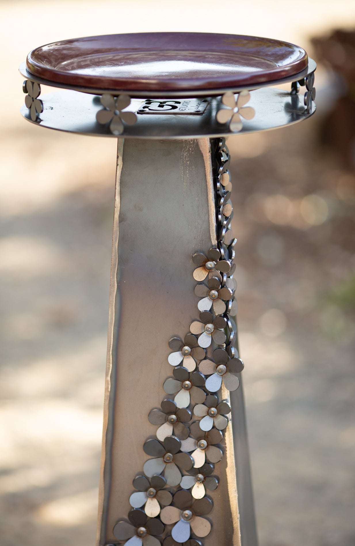 Floral Waterfall Bird Feeder | Gravelly Beach Metalworks