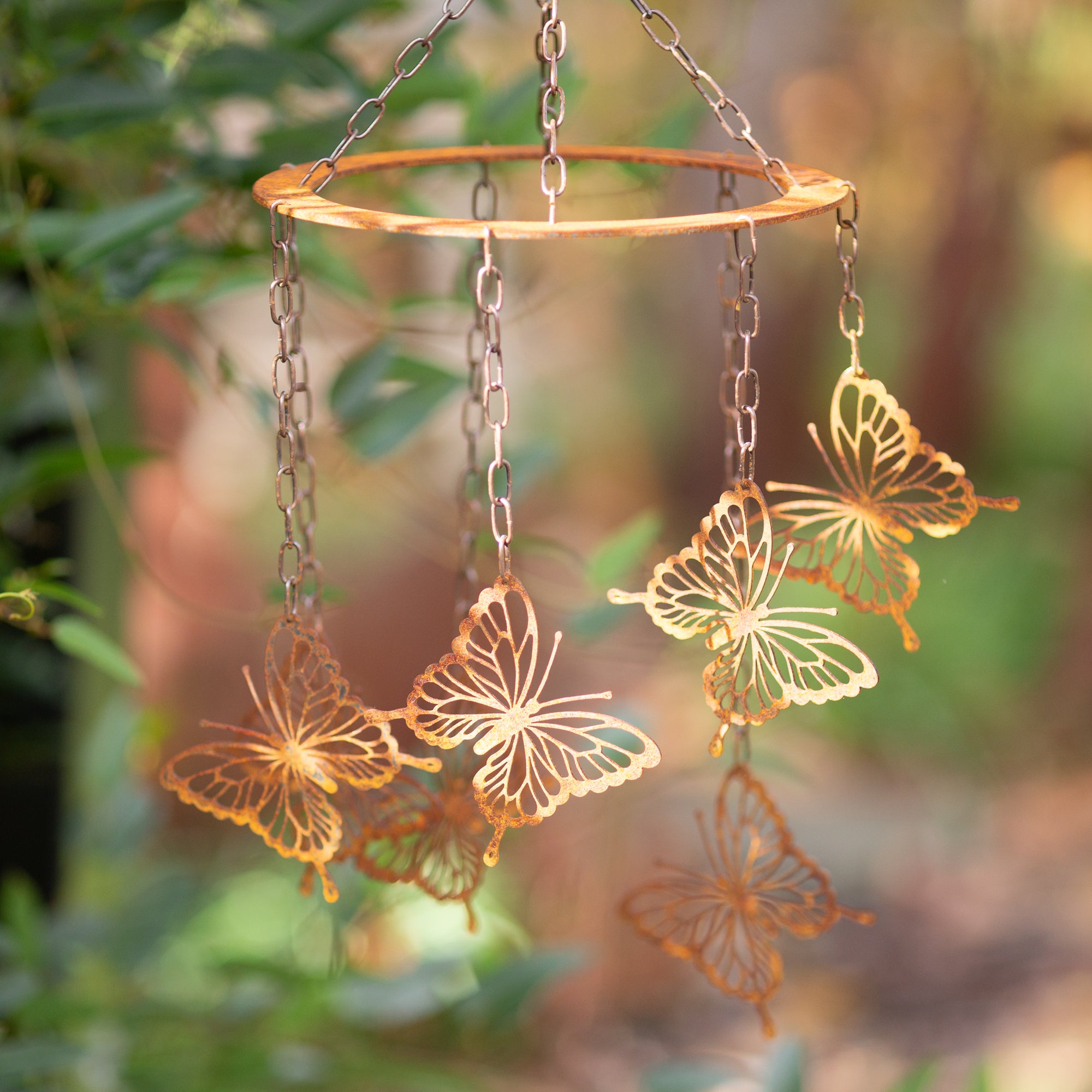 Spiral Wind Chime | Gravelly Beach Metalworks