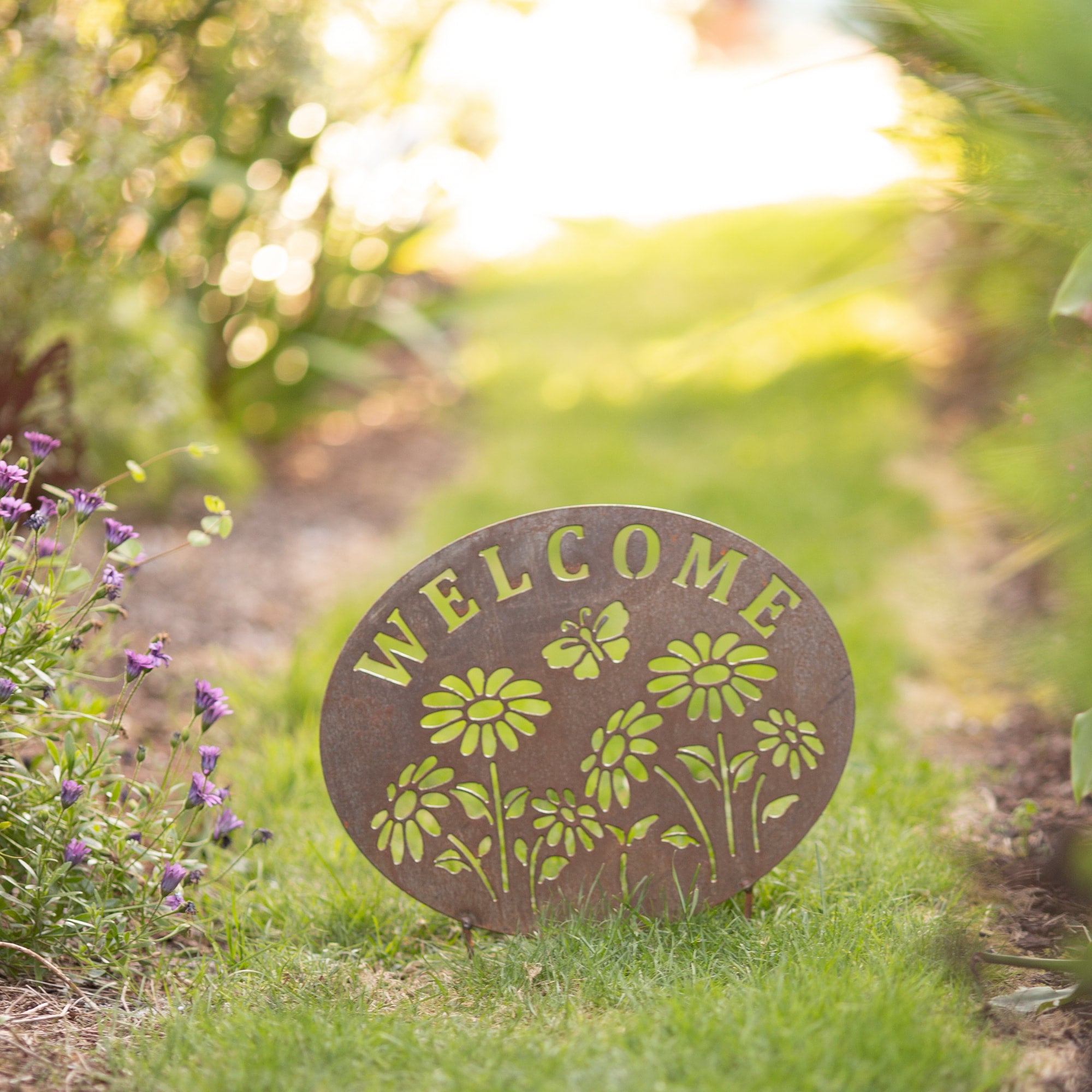 Welcome Garden Signs | Gravelly Beach Metalworks
