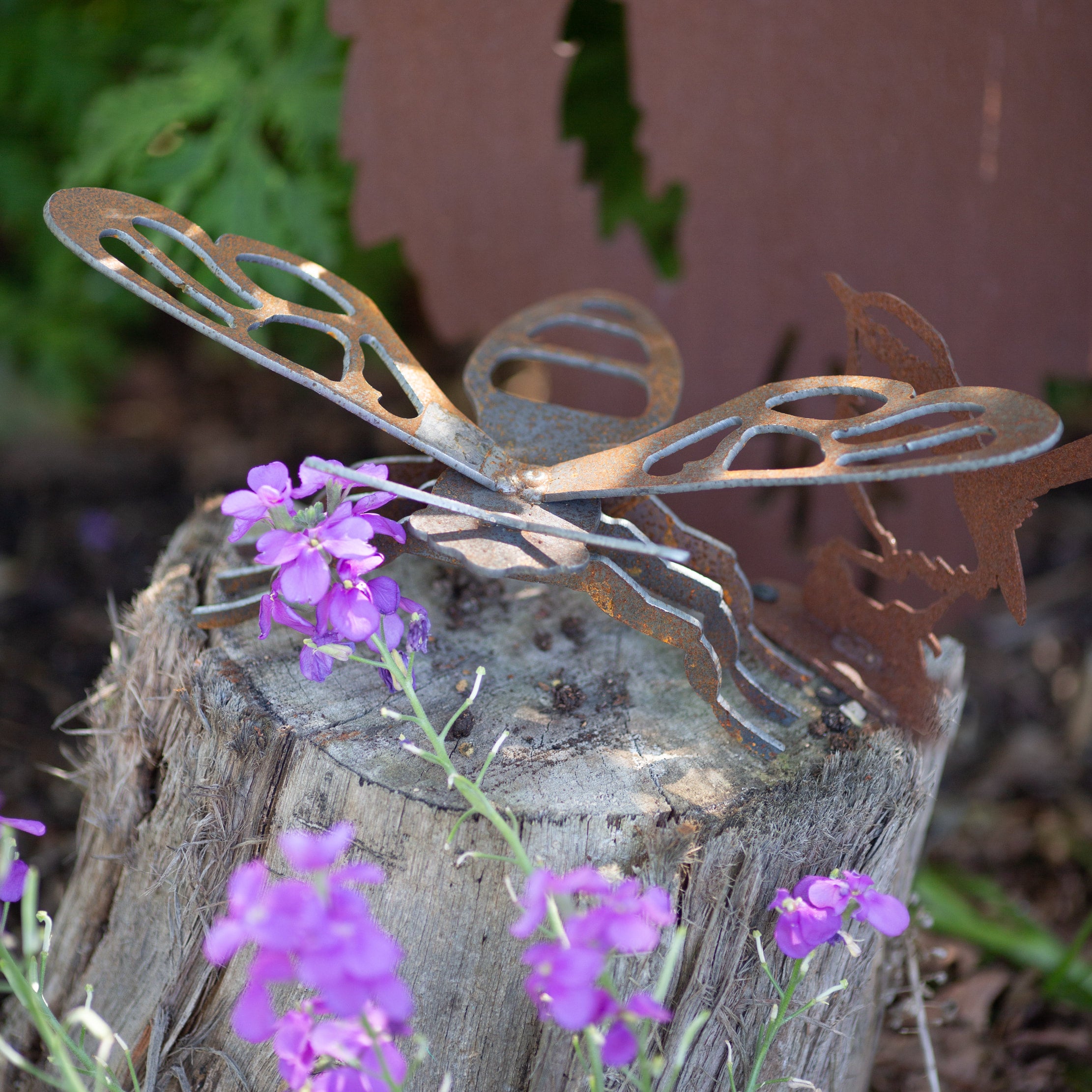Bee 3D Garden Sculpture | Corten Steel Rustic Metal Art | Made in ...