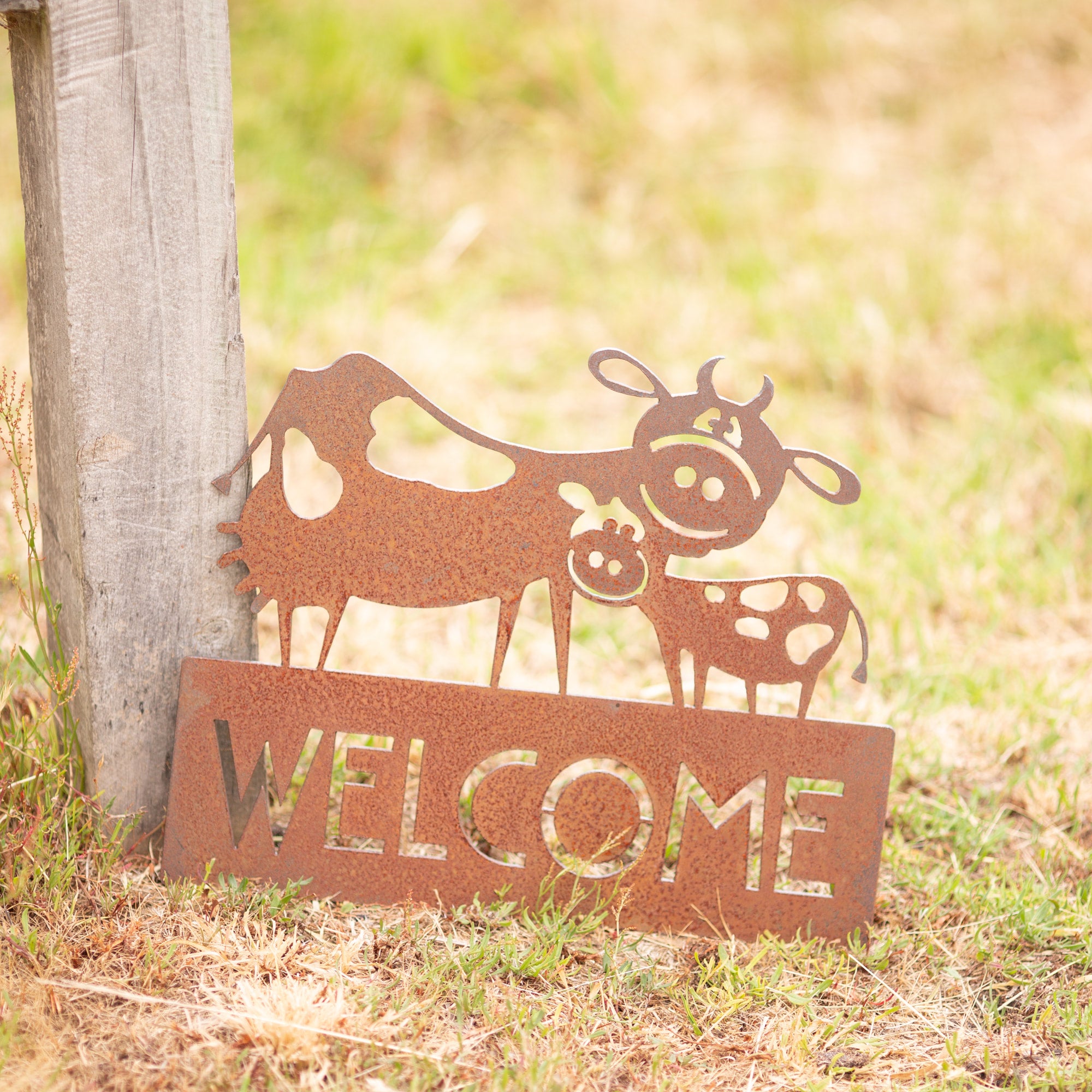 Farm Themed Welcome Signs | Gravelly Beach Metalworks