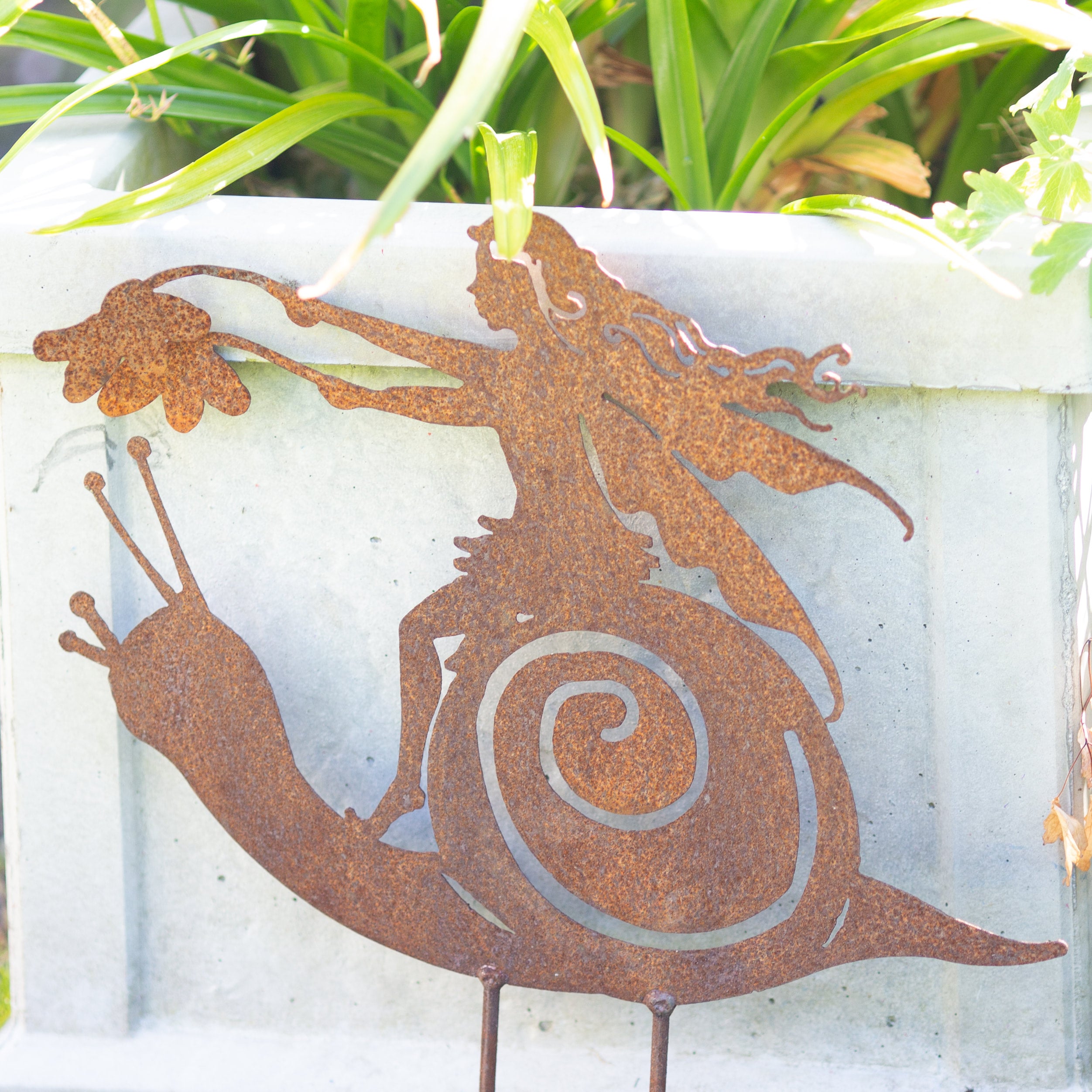 Sonia Fairy Riding Pet Snail | Gravelly Beach Metalworks