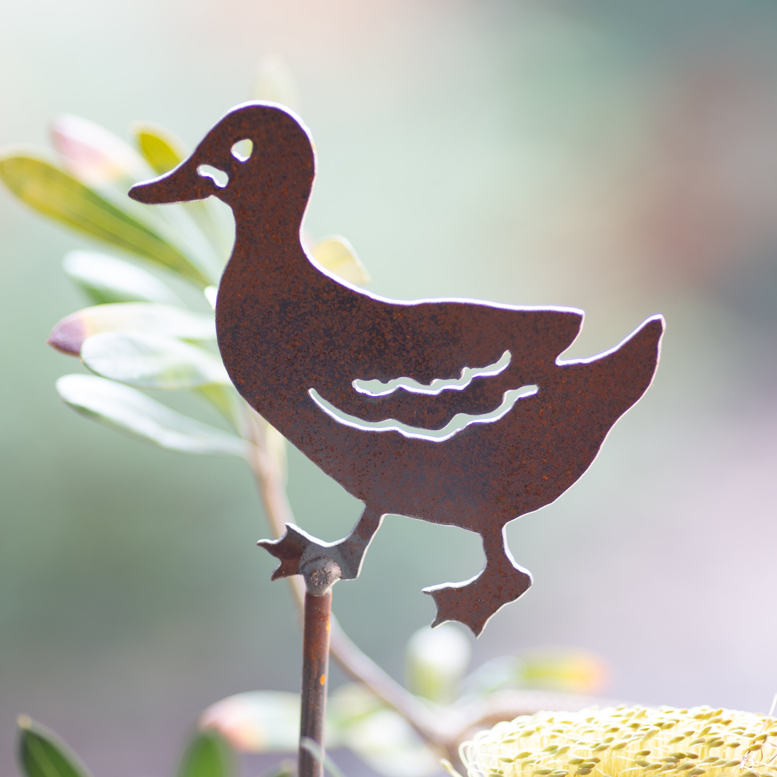 Ducks Ducklings Geese Birds Metal Art Sculpture | Gravelly Beach Metalworks