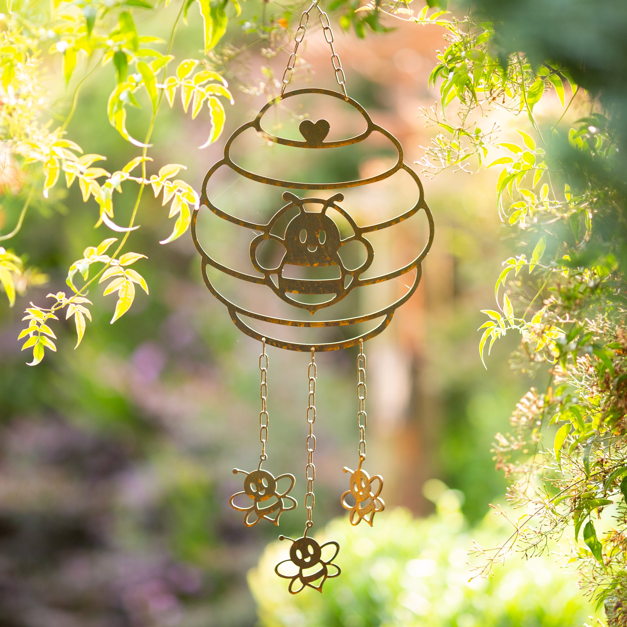 Happy Honey Pot Bees | Gravelly Beach Metalworks